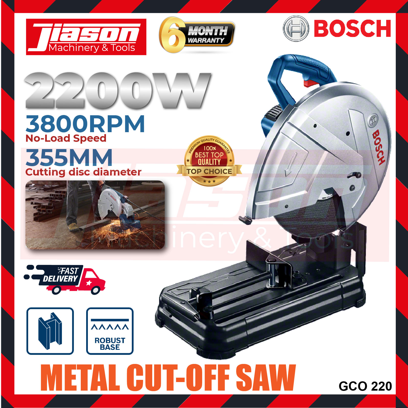 BOSCH GCO220 / GCO 220 14" Cut Off Machine 2200W 3800RPM | Lazada