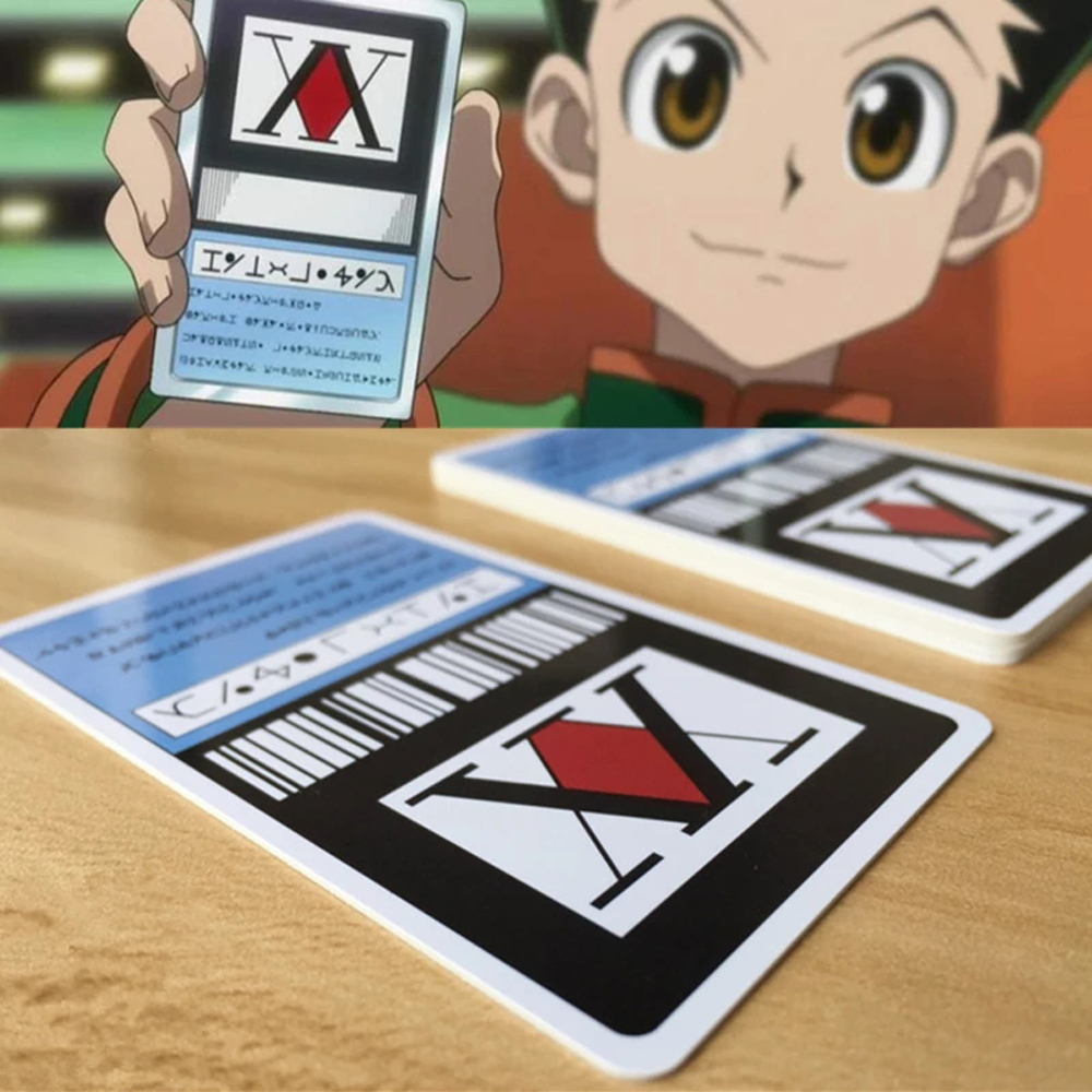 Japan Anime Costume Props Kurapika Killua Zoldyck License Card PVC ...