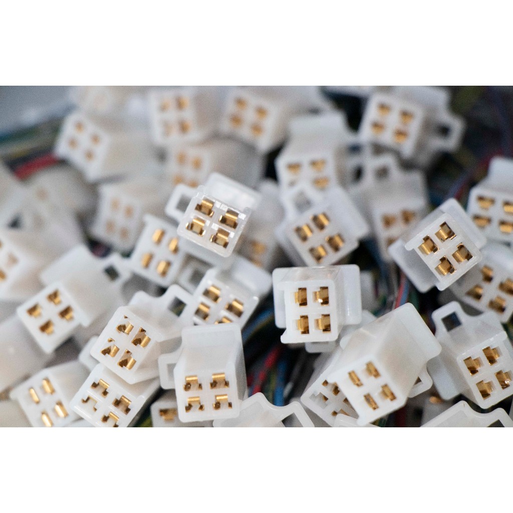 CDI 4 Pin for motorcycle (Male Female socket Set for Wiring) with ...