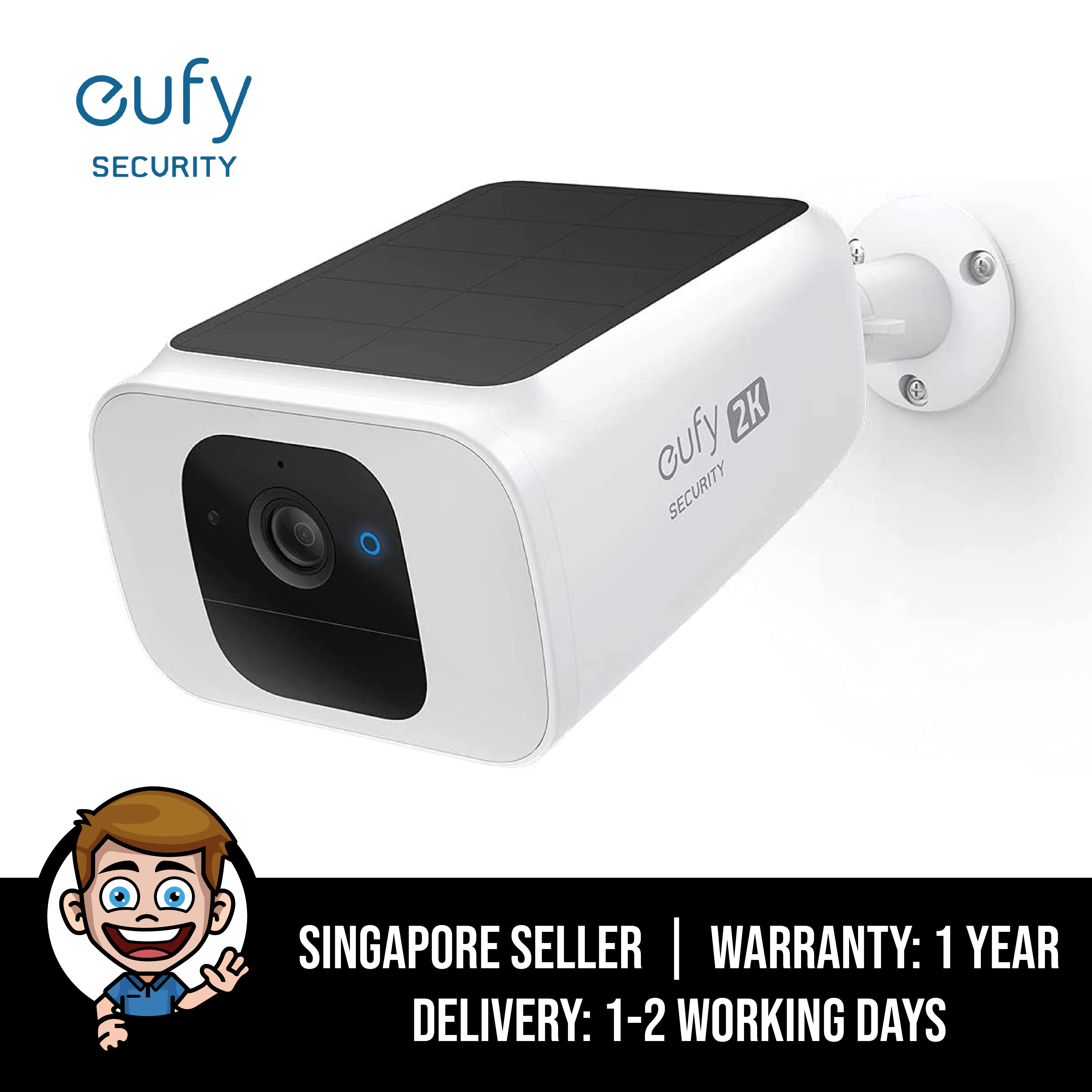 eufy Security SoloCam S40, Solar Security Camera, Wireless Outdoor ...