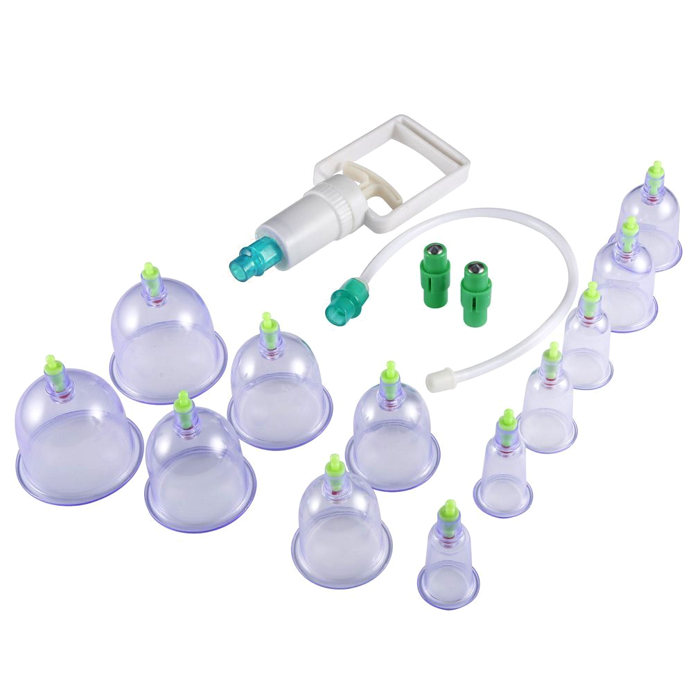 【Limited-time offer】 12/24 Cans Cups Chinese Vacuum Cupping Kit Pull ...