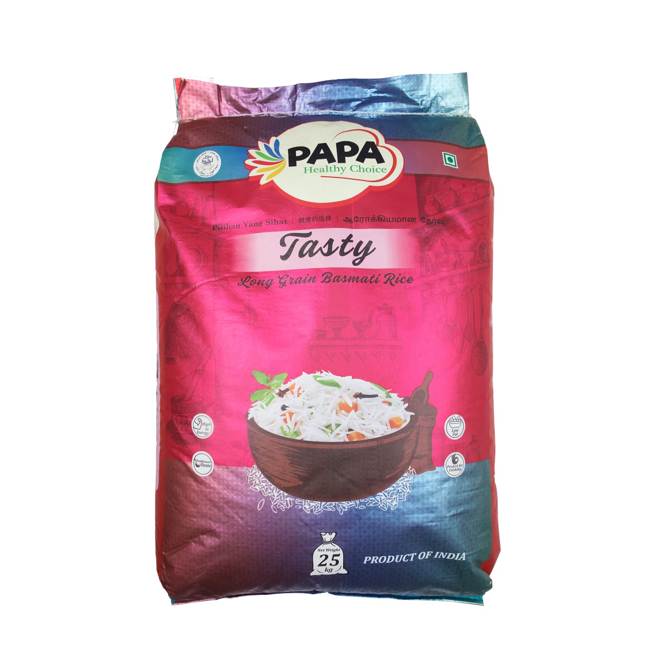 25KG Papa Tasty Long Grain Basmati Rice | Lazada Singapore