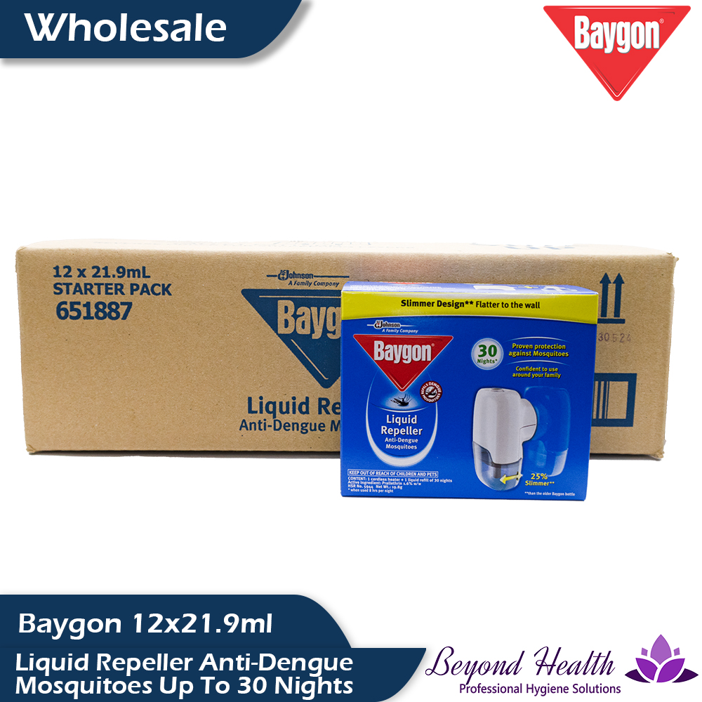 Wholesale Baygon Liquid Repeller [12x21.9ml] Anti-Dengue Mosquitoes Up ...