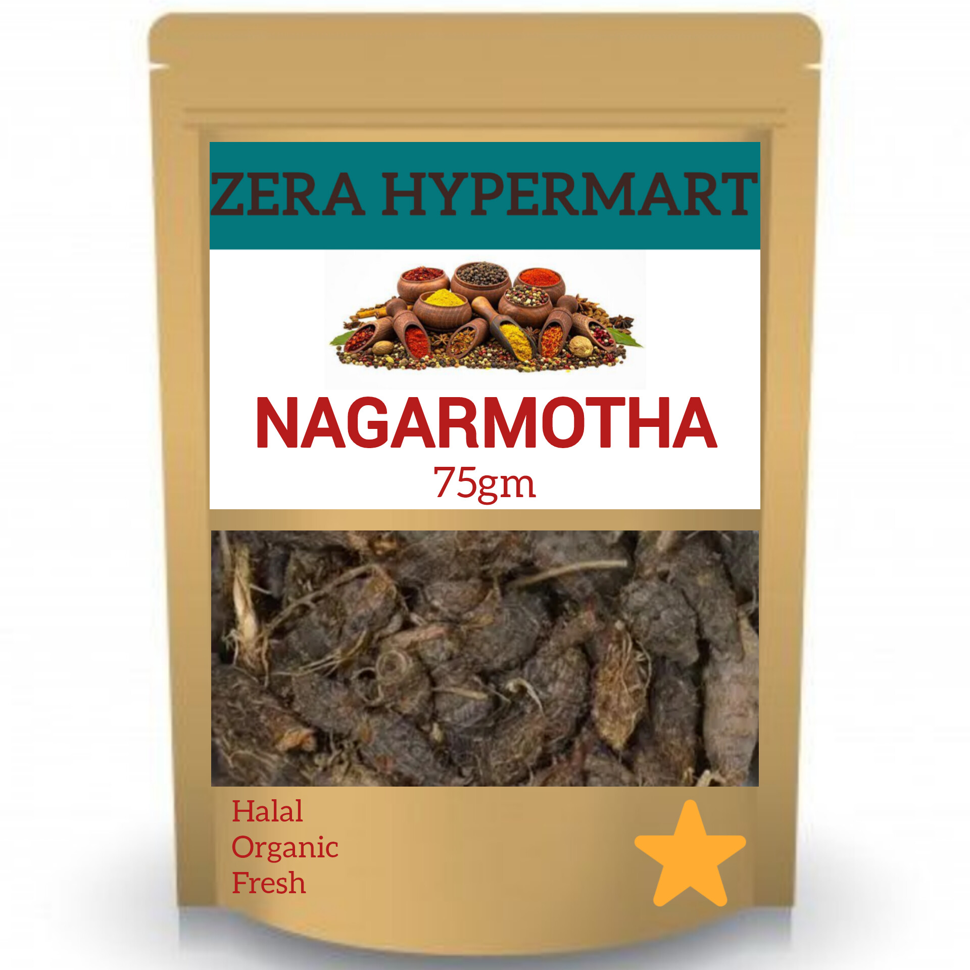 Nagarmotha | Nagarmota | ناگر موتا Cyperus Rotundus Roots 75gm | Daraz.pk