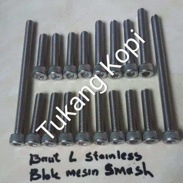Baut Blok Mesin L Stainles Suzuki Smash Anti Karat | Lazada Indonesia