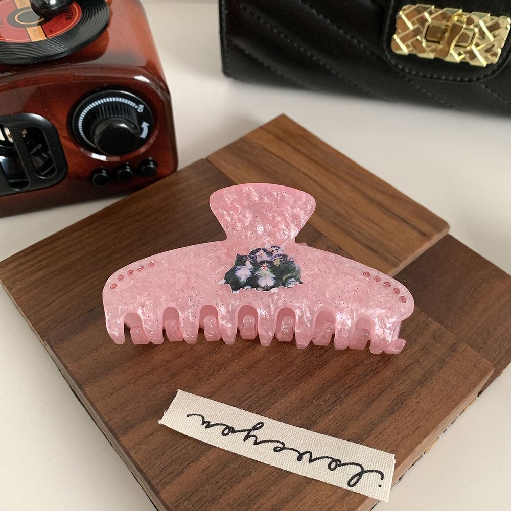 ANGY ผ้าโพกศีรษะ สร้างสรรค์และสร้างสรรค์ ที่มัดผมหางม้า Barrette สัตว์ ...