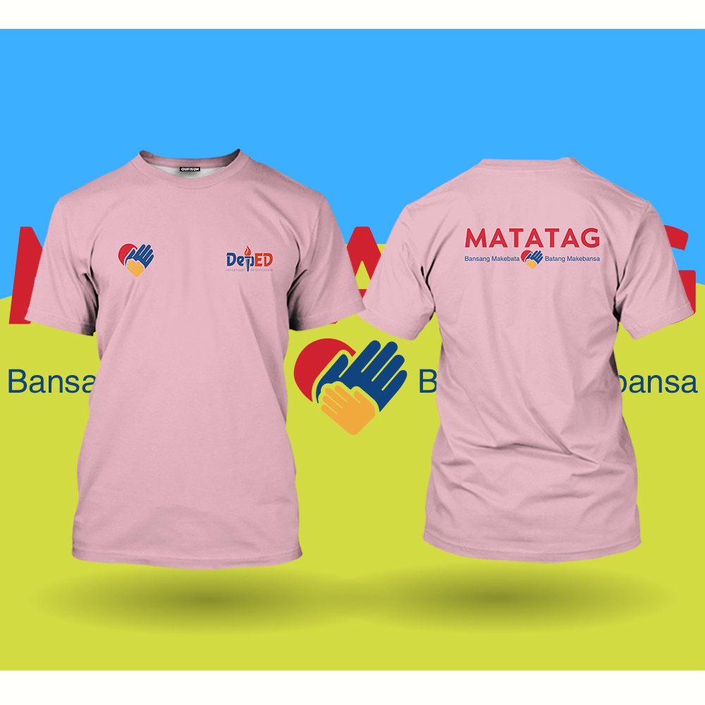 Full Sublimation Shirt DepEd Matatag Uniforms Teachers Day T-shirts ...