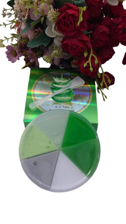 6 in rainbow aloe vera combo facial kit -500 ml | Daraz.com.bd