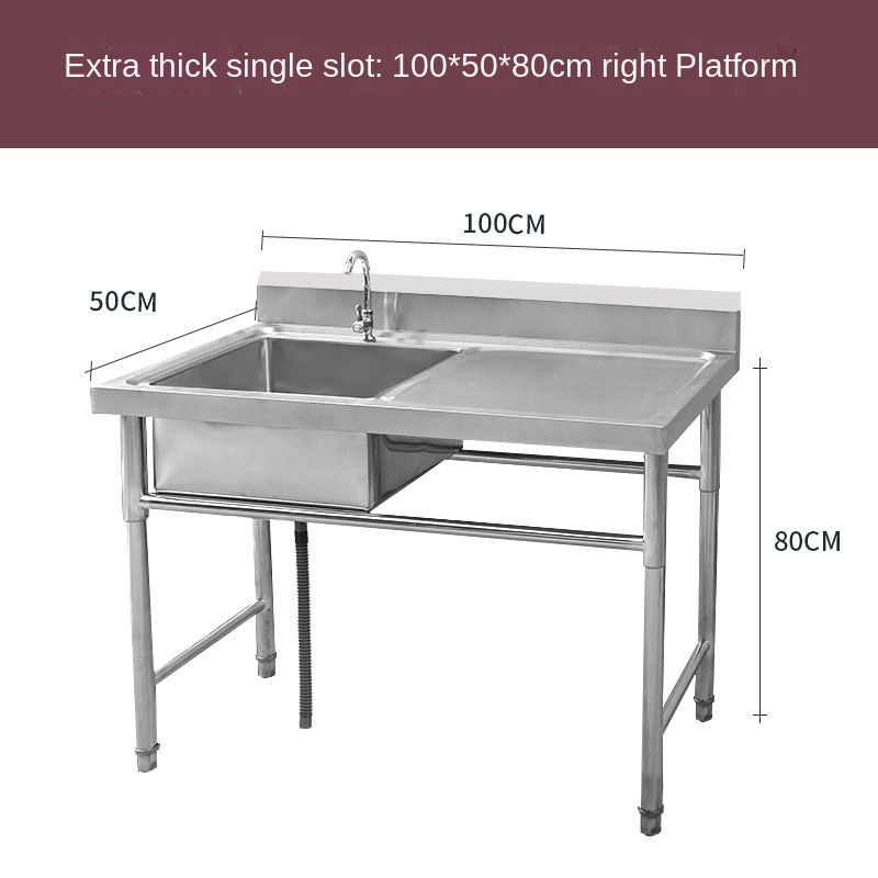 Kitchen Stainless Steel Sink Basin Kitchen Vegetable Washing Basin ...