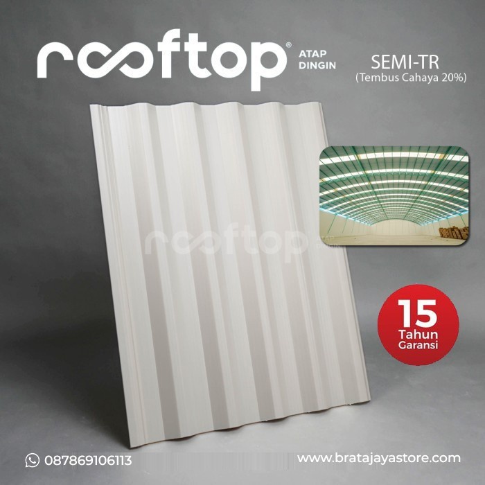 Atap uPVC Rooftop I Series I-Series 4 Meter Rumah Gedung Ruko Alderon ...