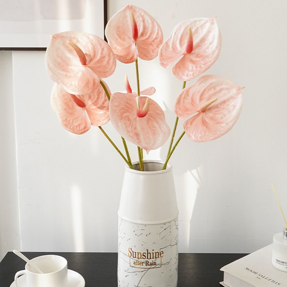 Home Restaurant DIY Elegant Real Touch Artificial Calla Lilies Fake ...