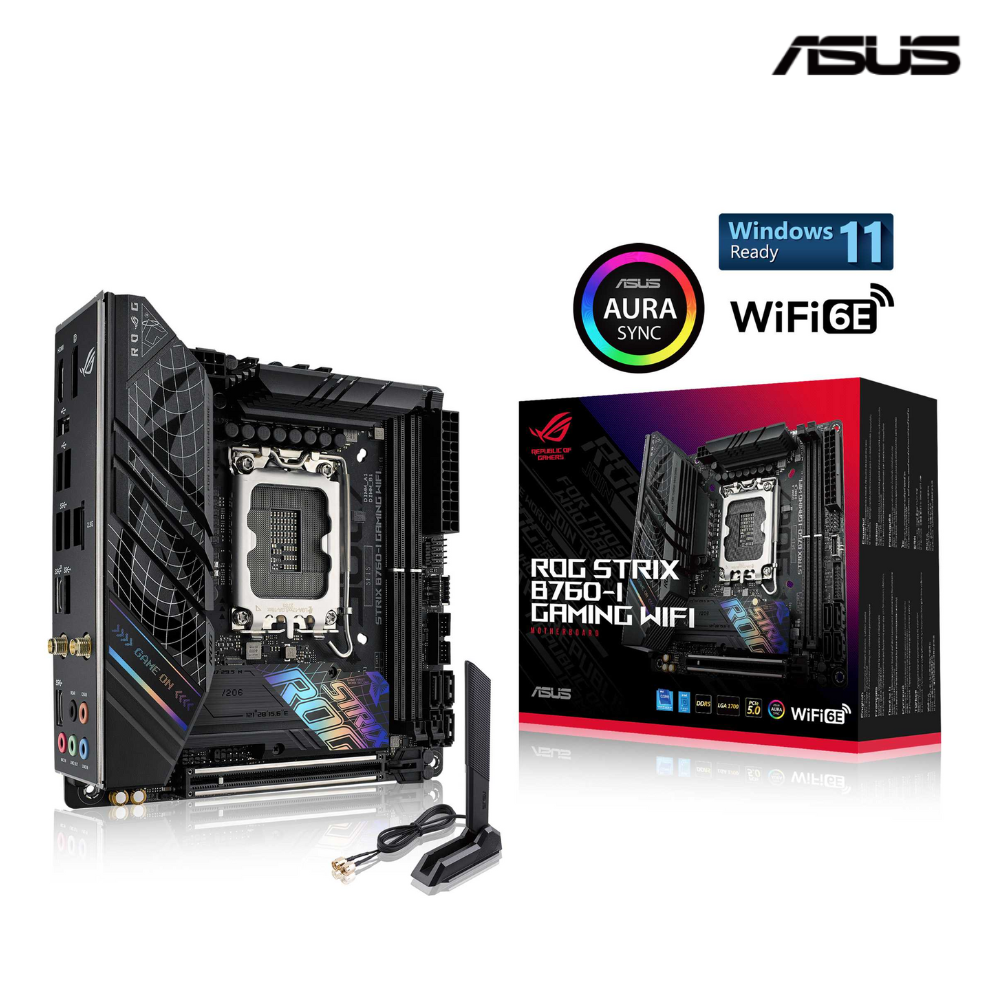 ROG Strix B760-I Gaming WiFi Intel B760 LGA 1700 mini-ITX motherboard ...