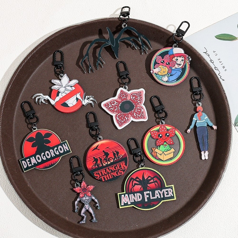 Novelty Cute Stranger Things Merchandise Pendant Movie Peripheral ...