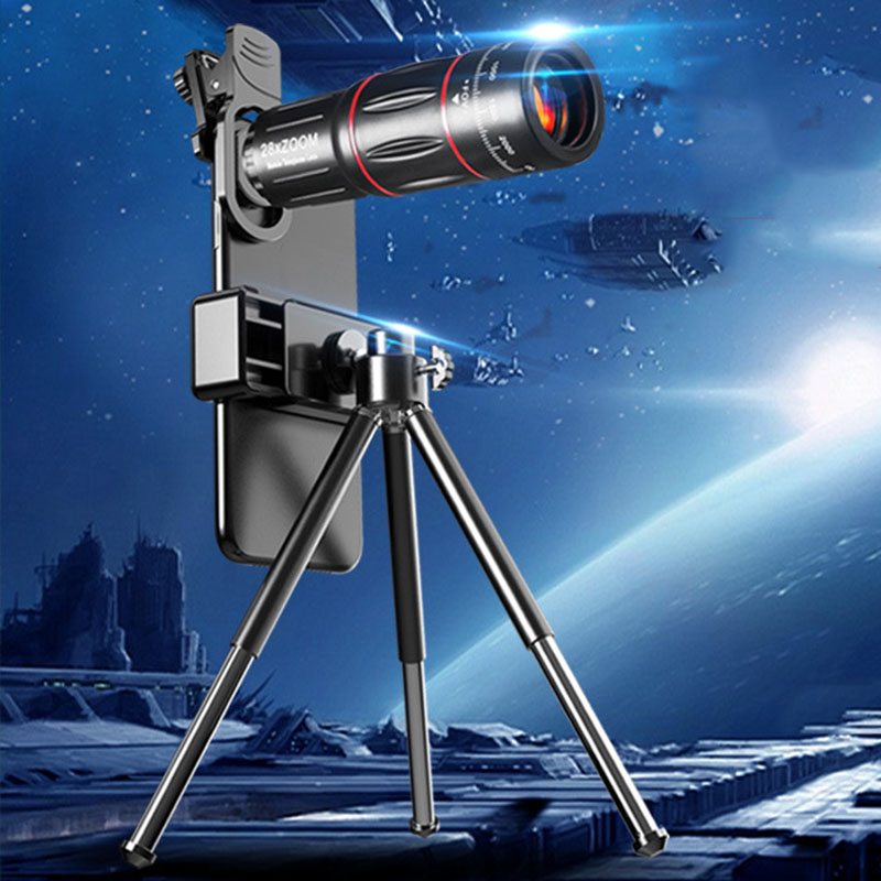28 X 4K HD Mobile Phone Camera Lens Telescope Zoom Macro Lens for ...