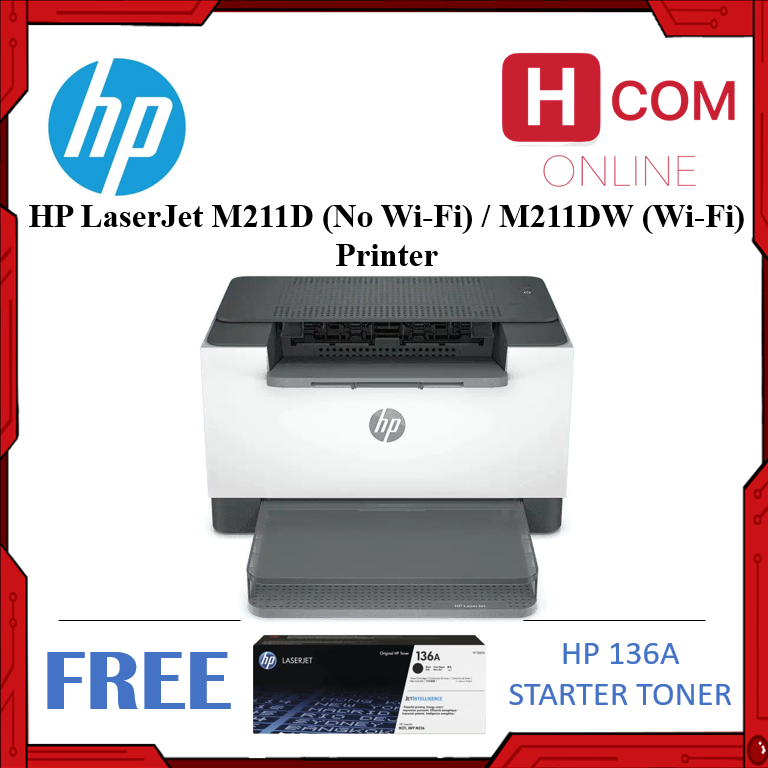 HP LaserJet M211D / M211DW Printer - Print / Duplex [100% Genuine] | Lazada