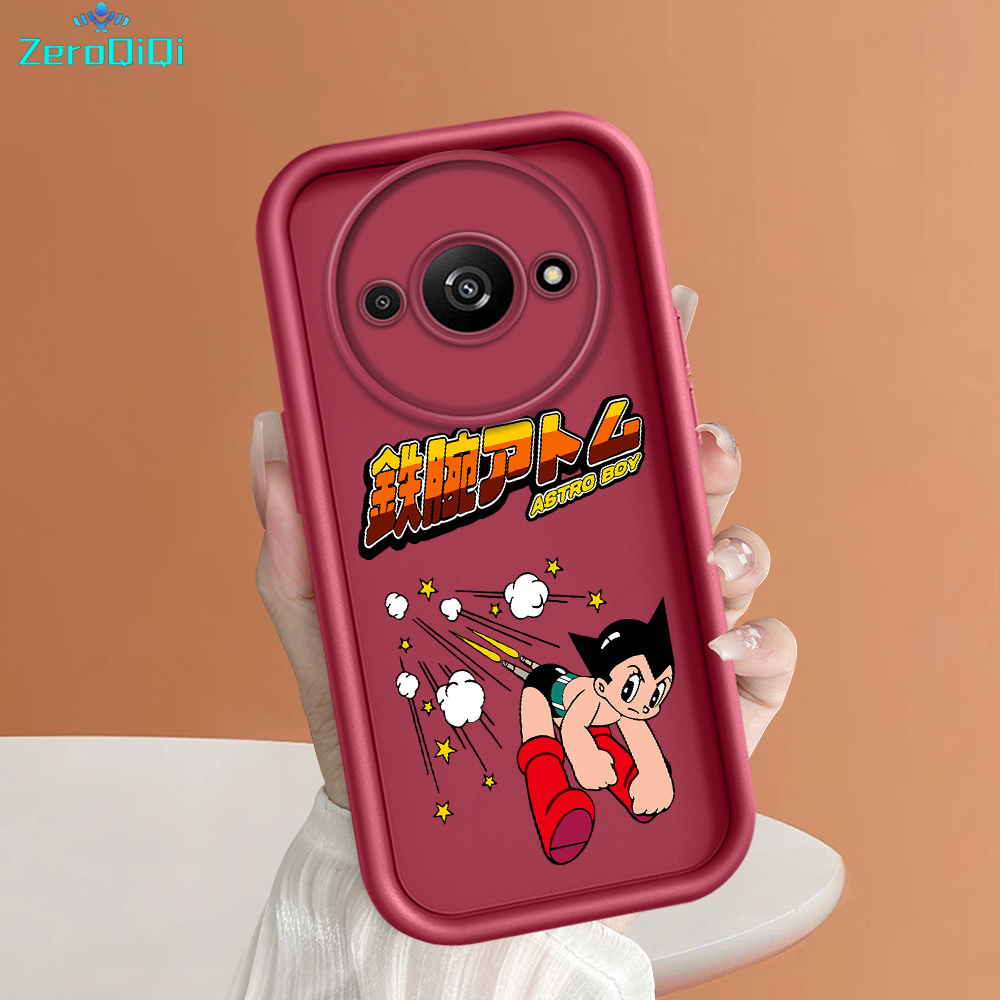 ZeroQiQi for Redmi A3 A3x Back Cover Astro Boy Soft Rubber Ladder ...