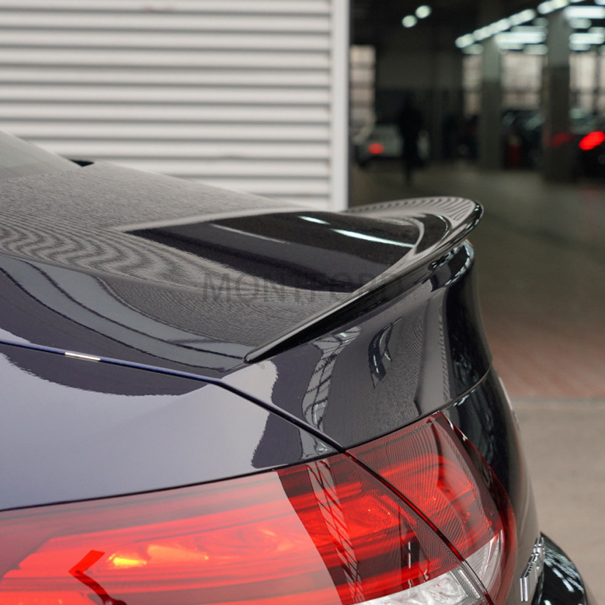 NEW 【Too much love!】Car Bright Black Spoiler For Mercedes-Benz C Class ...