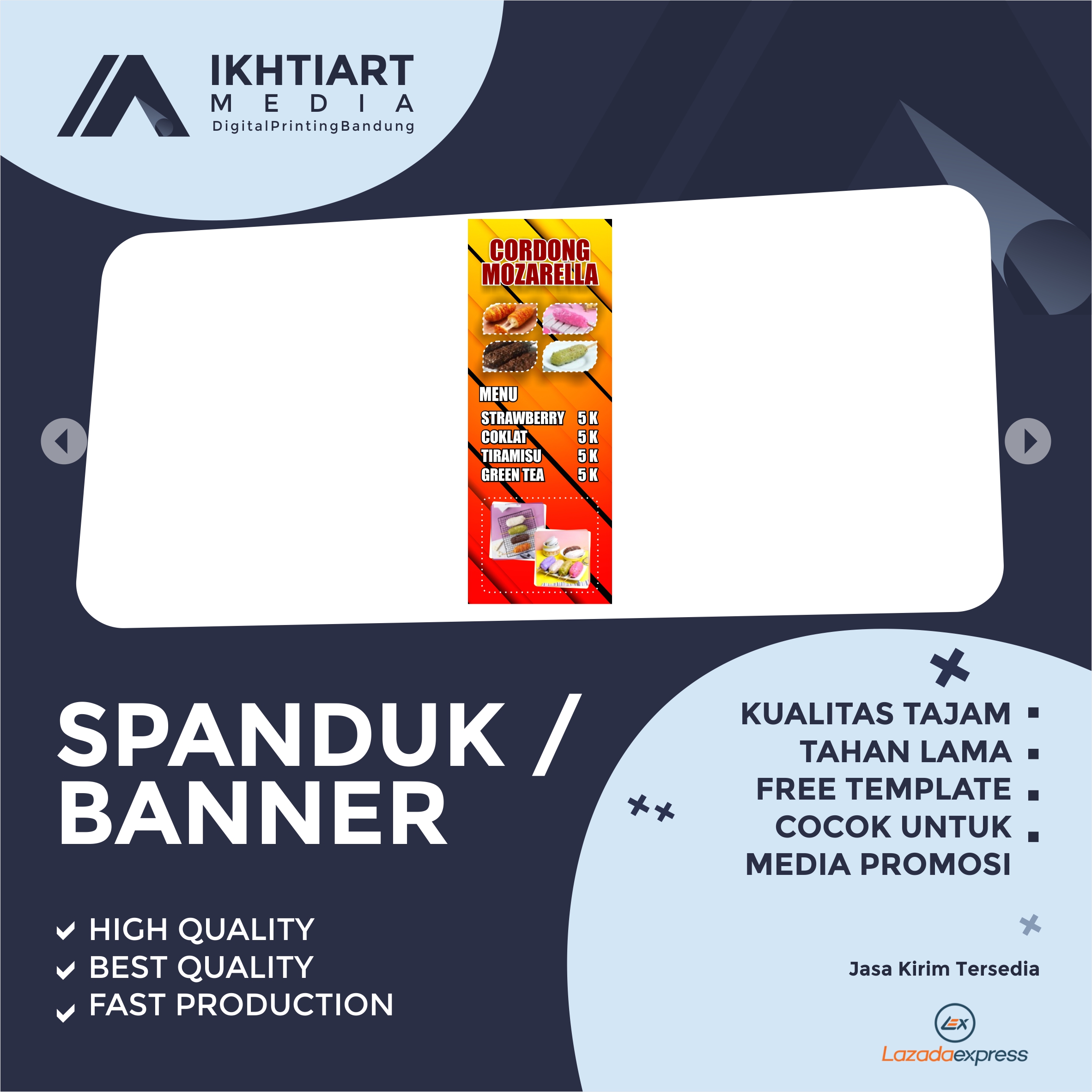 Spanduk Banner Backdrop Corndog 160x60 | Lazada Indonesia
