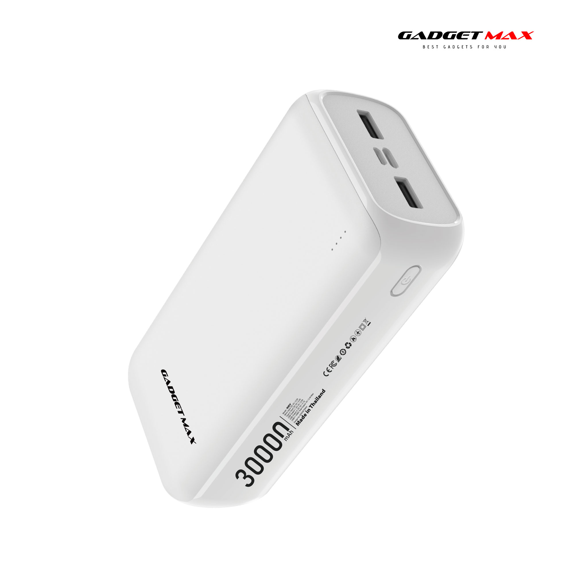 GADGET MAX NEW RAY 30000mAh POWER BANK (5V/2.4A)พาวเวอร์แบงค์ที่มีความ ...