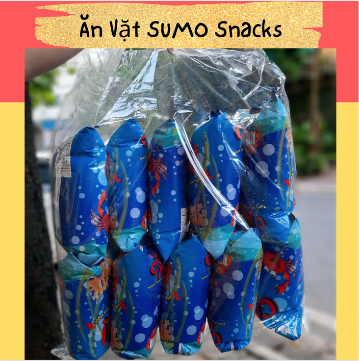 Bịch 10 gói Bim Bim Snack Cua Vị Xốt Chua Ngọt Oishi 45g-Ăn Vặt Sumo ...