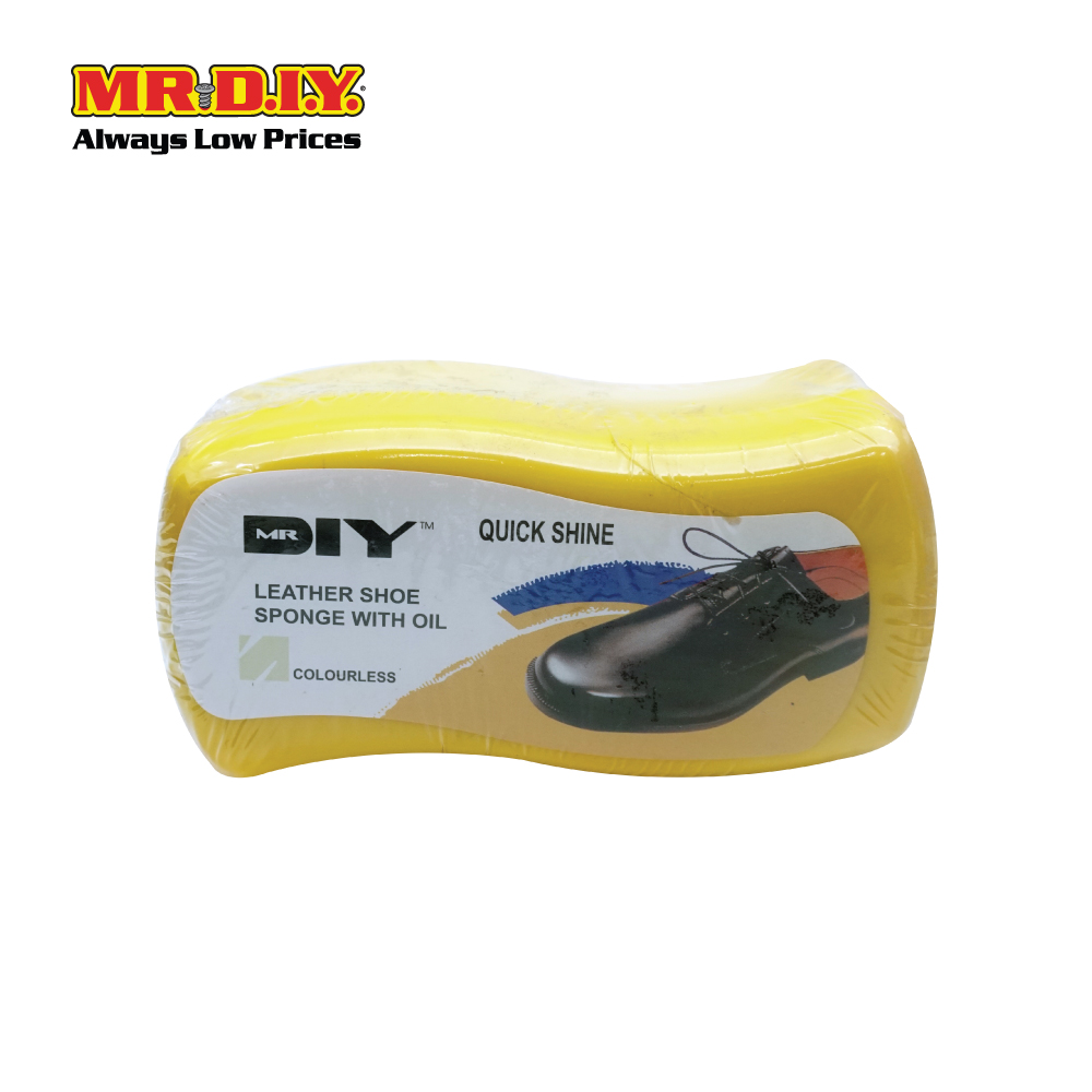 (MR.DIY) Leather Shoe Sponge With Oil | Lazada