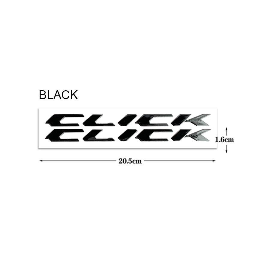 Stiker Click Vario 125I 150I New 3D Emblem Click 125 150 Stiker Tulisan ...