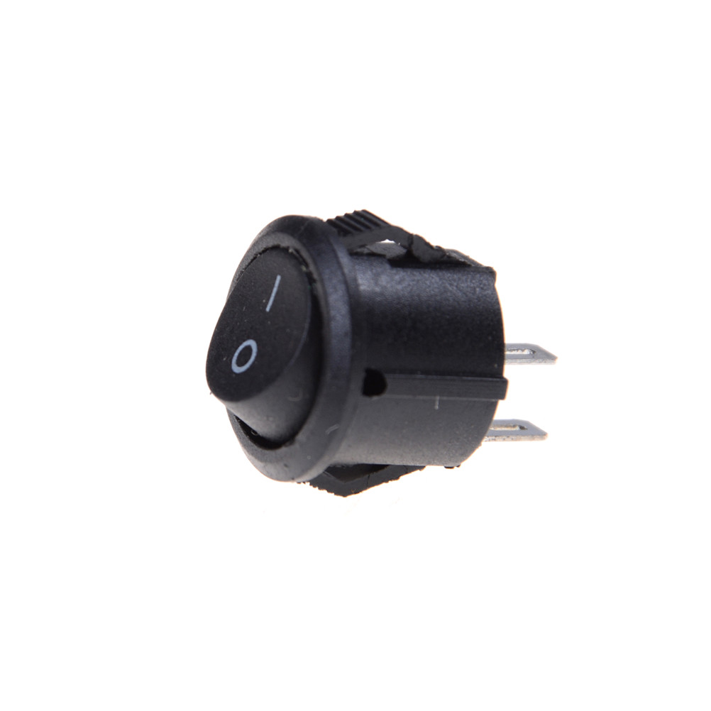 10Pcs 16mm Small Round Boat Rocker Switches 2 Pin ON-OFF Rocker Switch ...