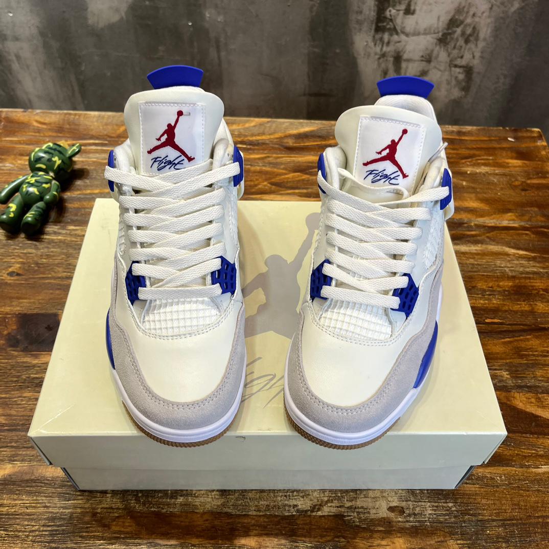 The WhiteBlue SB J4 Master Copy Basketball Sneaker For Men | Daraz.com.np