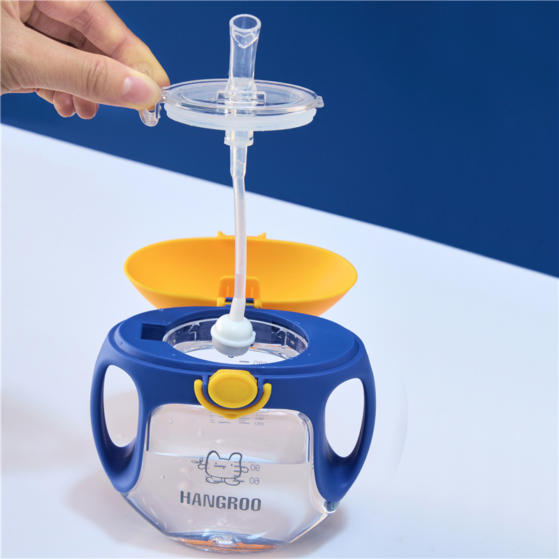 baby haha แก้วน้ําหัดดูดเด็ก แก้วไม่ดุดไม่ไหล แก้วหัดดื่มกันสำลัก ...