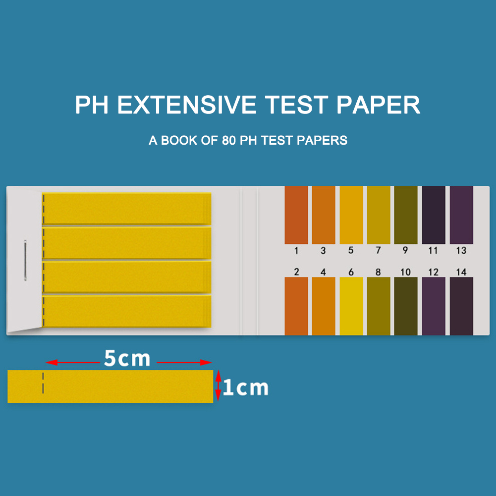 80-800pcs Ph Test Strips Ph Paper Meter 1-14 Color Indicator Litmus ...
