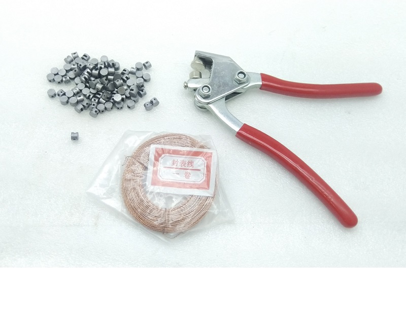 【StyleVoyager】New Lead seal plier With 100Pcs 6*4MM Sealed beans 30M ...