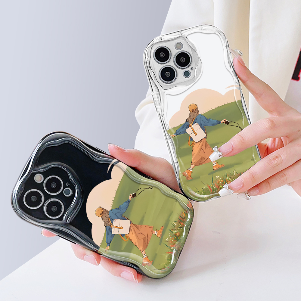 FELMYST for Samsung S24 S24 Plus S24 Ultra 5G Back Cover Girl Print ...