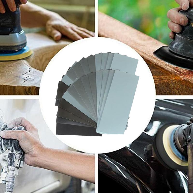 Wet Dry Sanding Paper 60 To 10000 Grit Furniture Finishing Sandpaper ...