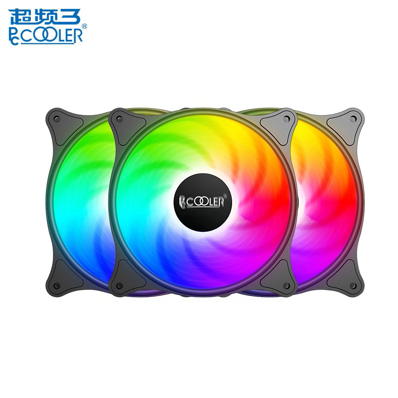 Pccooler Brigth Moon 120mm SRGB Colorful Silent Fan With 9 Blade Screw ...