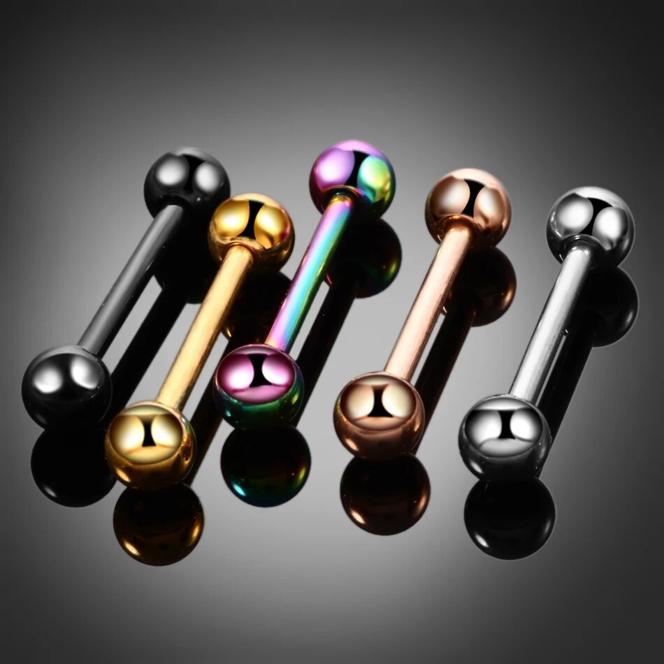 1PC Steel Industrial Piercing Belly Button Ring Navel Earring Nose ...