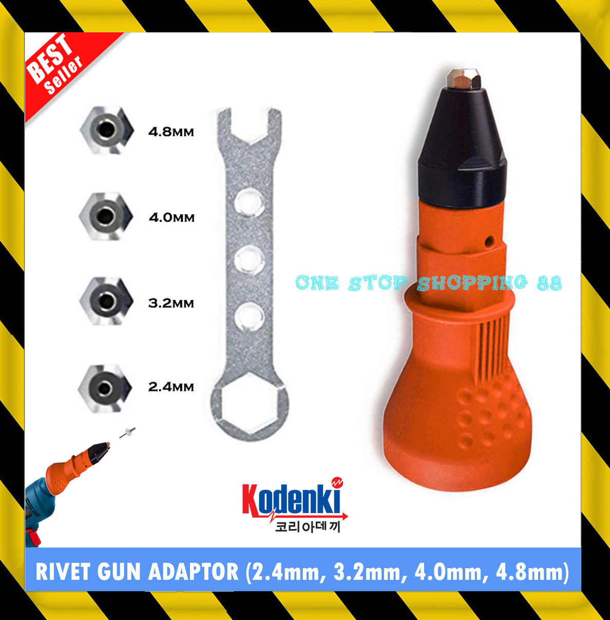 ALAT ADAPTOR ADAPTER KONVERTER KEPALA MATA BOR TANG PASANG PAKU KELING ...