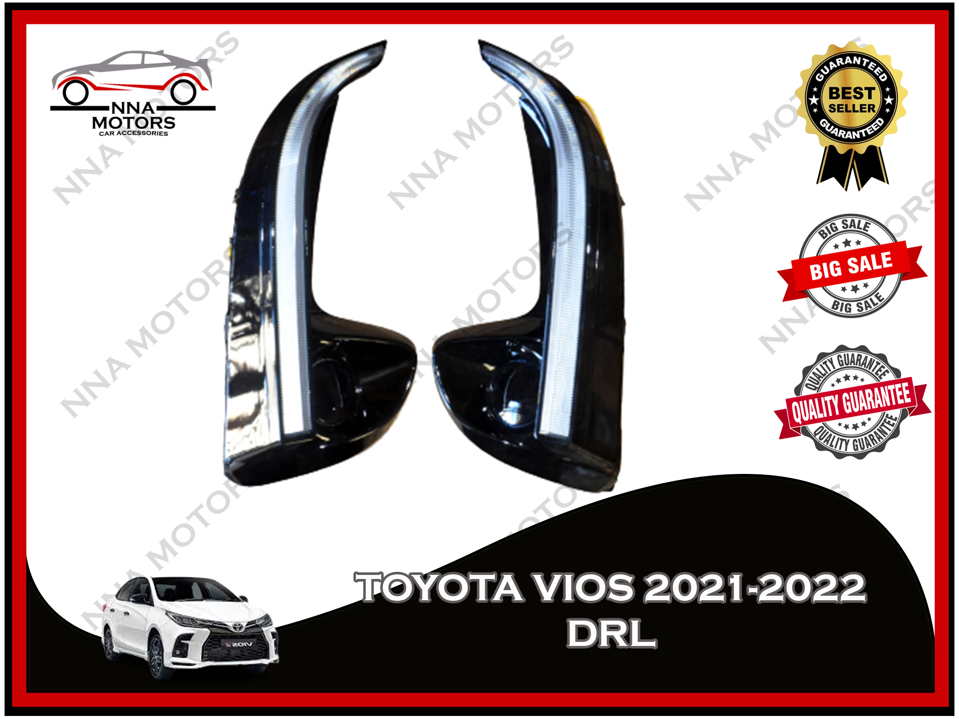 TOYOTA VIOS 2021-2022 DRL | Lazada PH