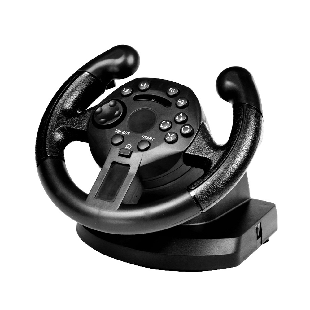 【LuxeLink】Wired Racing Gaming Wheel Steering Wheel Driving Steering ...