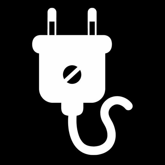 Electric Plug Shape Car Sticker Bumper Windshield Auto Decal Motorcycle ...