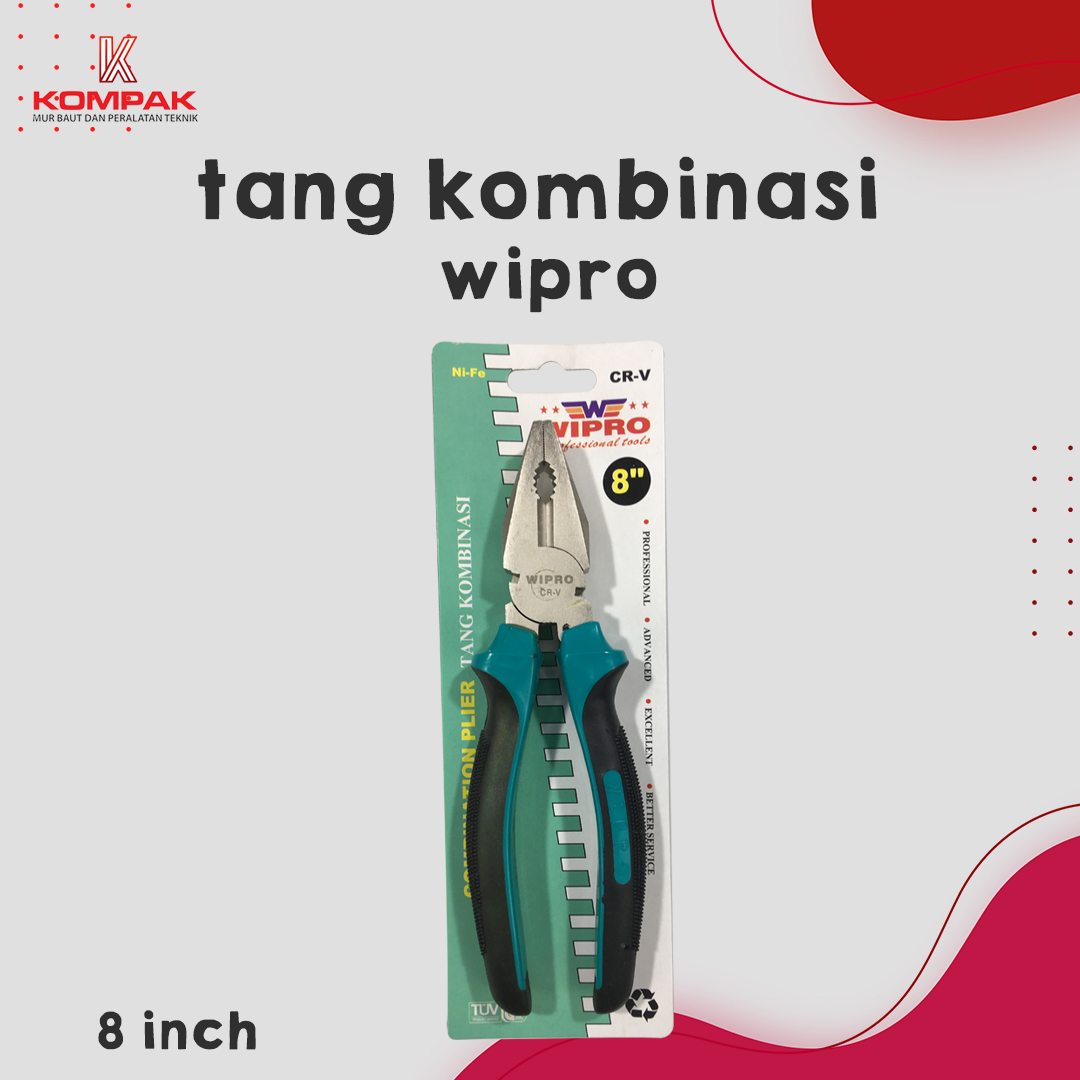 Tang Kombinasi Wipro 8 inch / Combination Plier / Linesman Plier ...