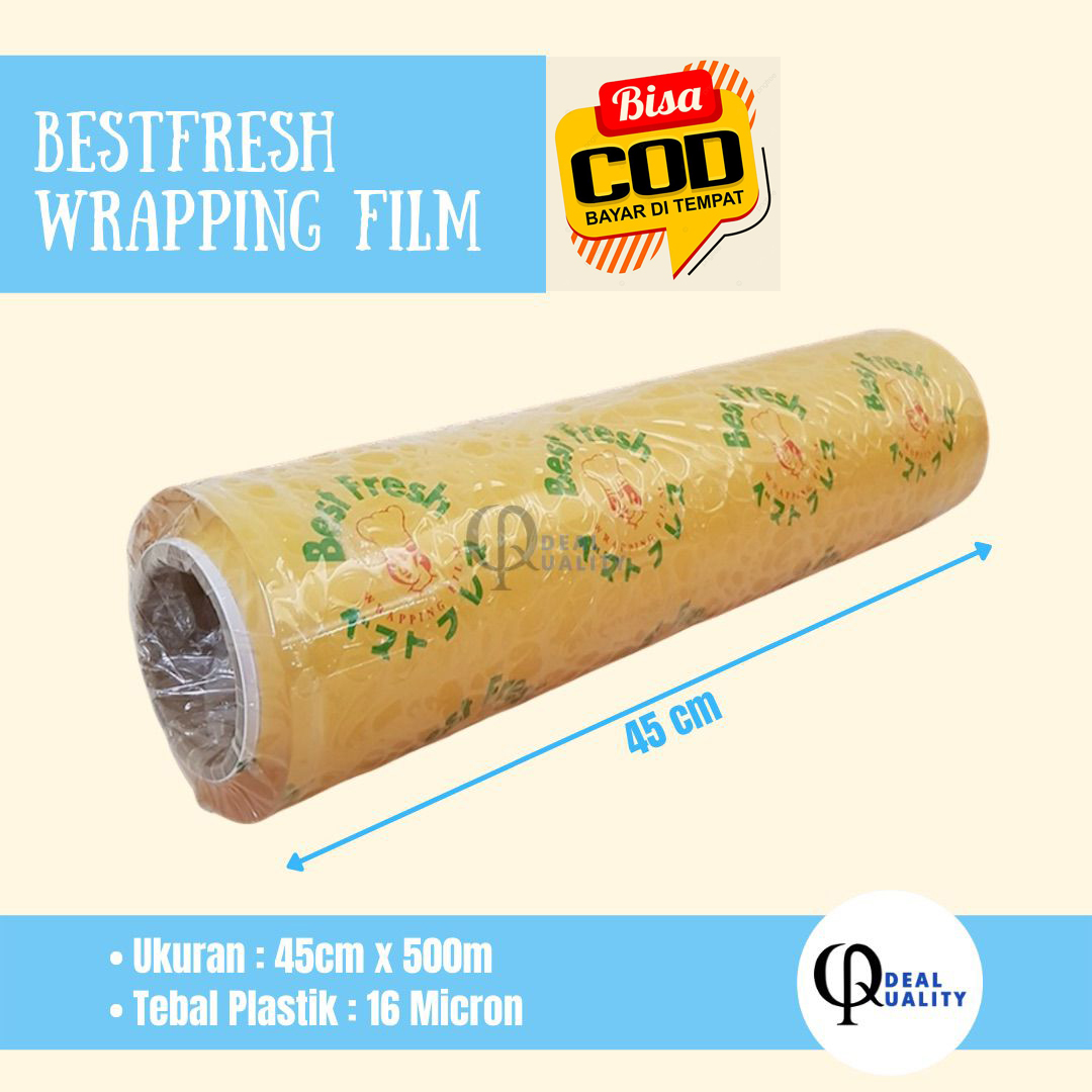 PLASTIK WRAPPING FILM MAKANAN 45CM X 500M - FOOD GRADE - BEST FRESH ...