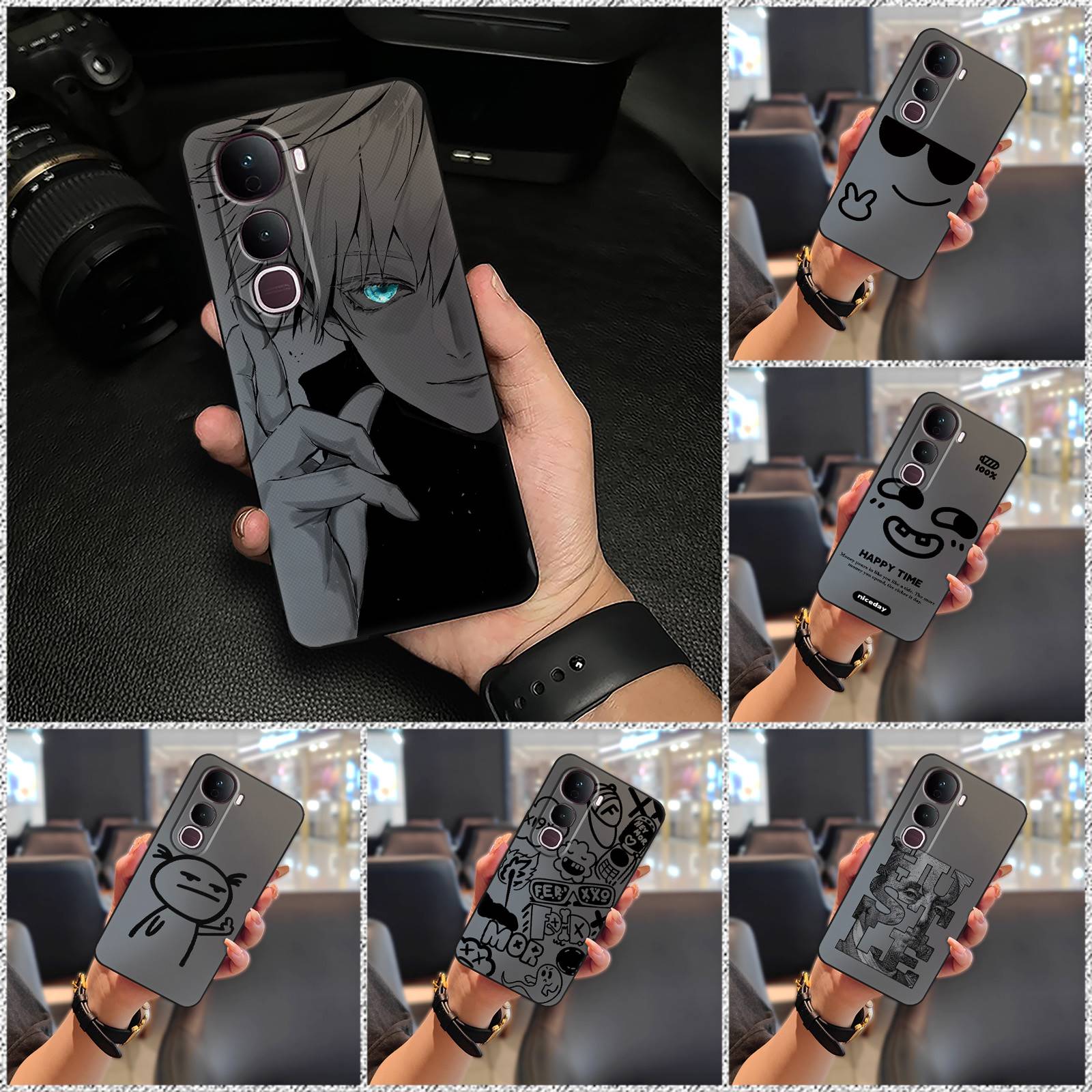 Anti-knock Back Cover Phone Case For VIVO Y400 Pro 5G Global Silicone ...