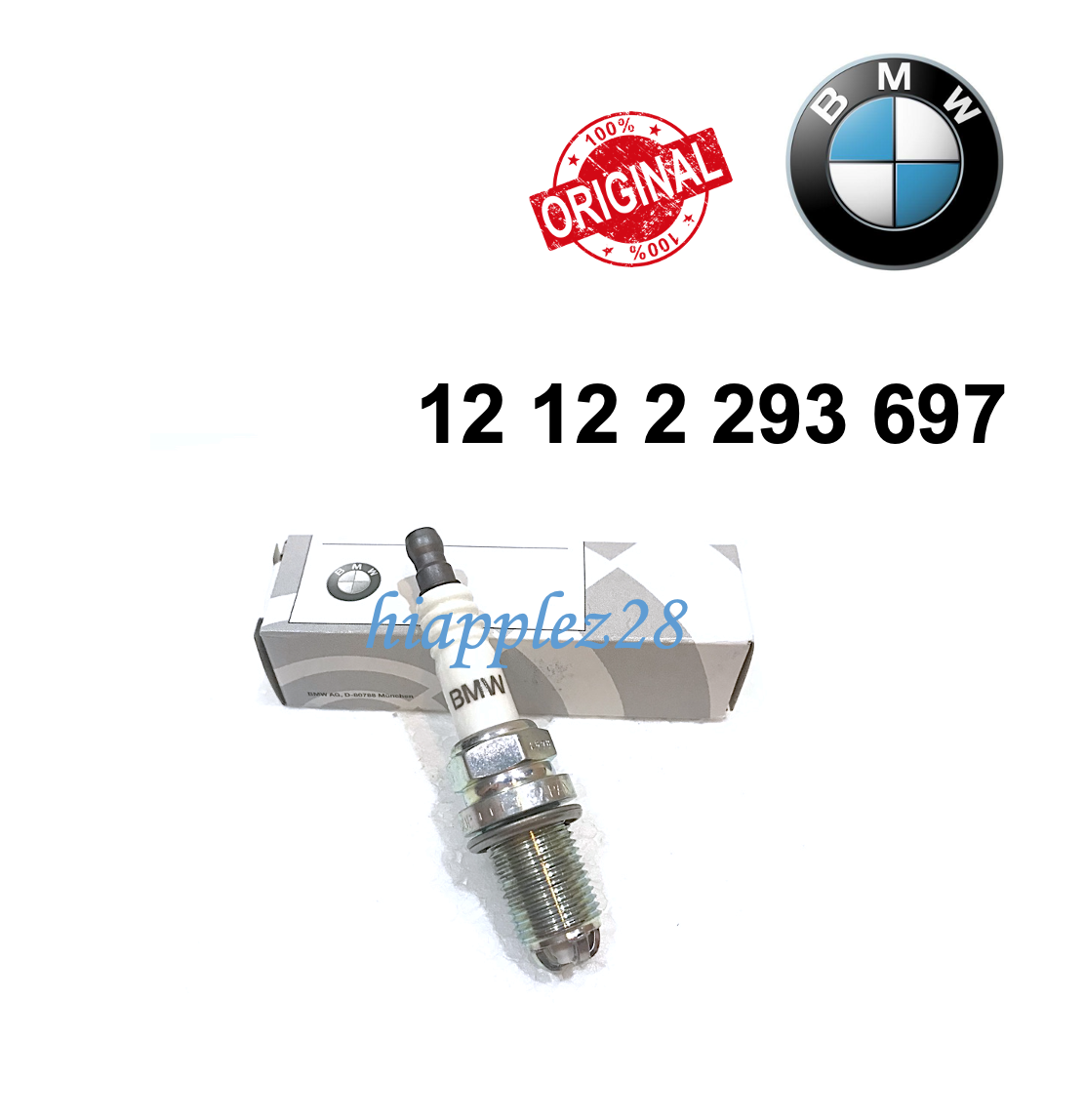 Spark Plug BMW F20 F30 316i MINI R56 Genuine BMW (ORIGINAL) 12122293697 ...