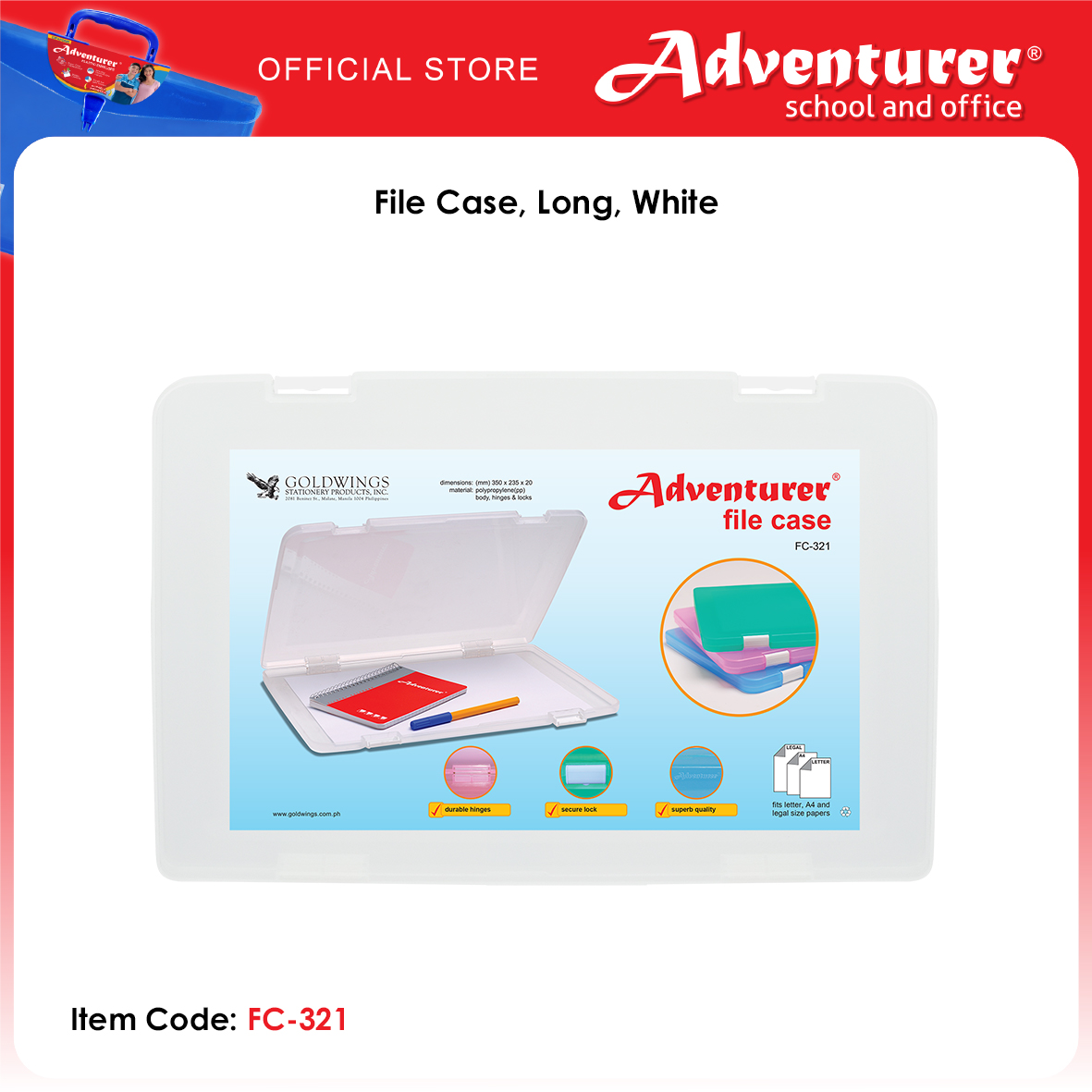Adventurer File Case, Long | Lazada PH