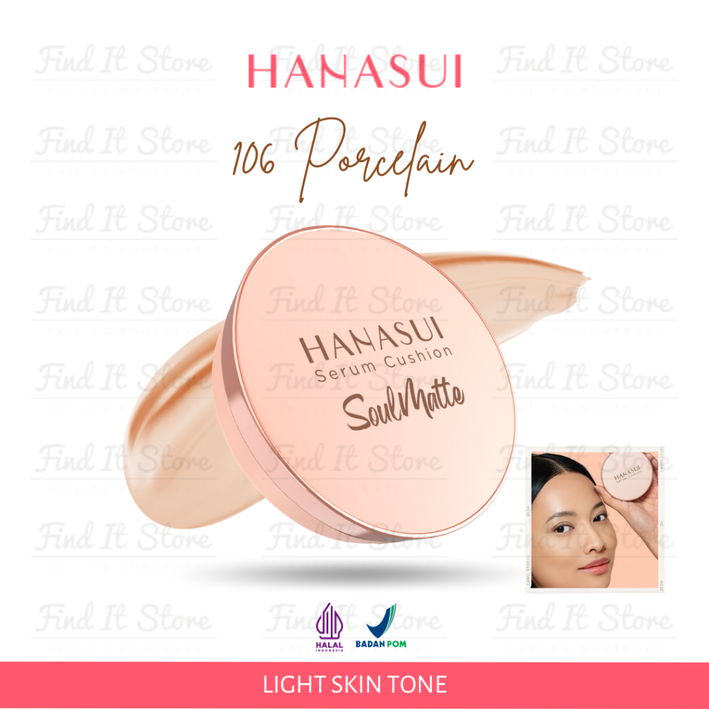 Hanasui Serum Cushion Soulmatte | Foundation | Matte Finish | Hybrid ...