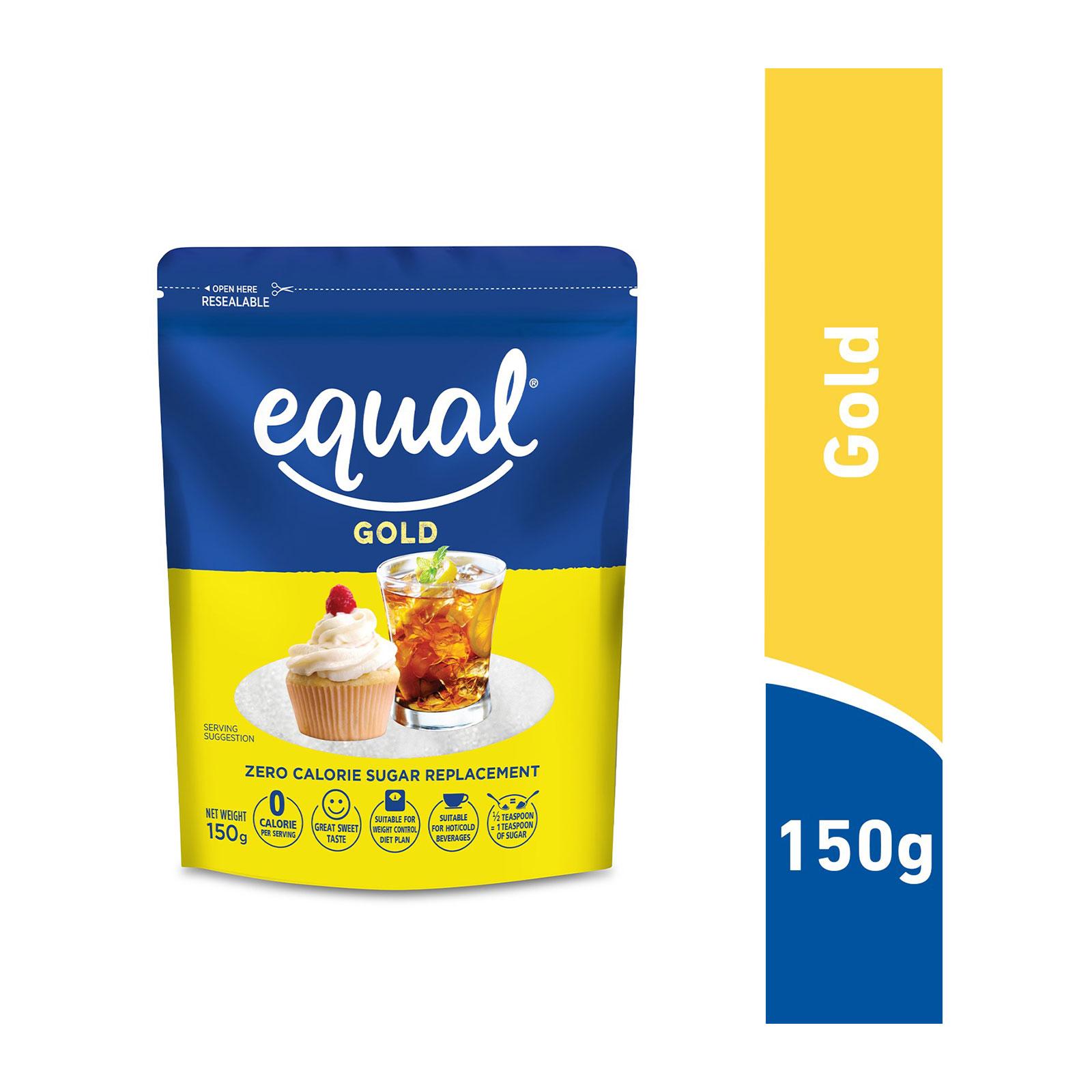 Equal Gold 150G Pouch (Baking Sugar Alternative) - Zero Calorie Keto ...