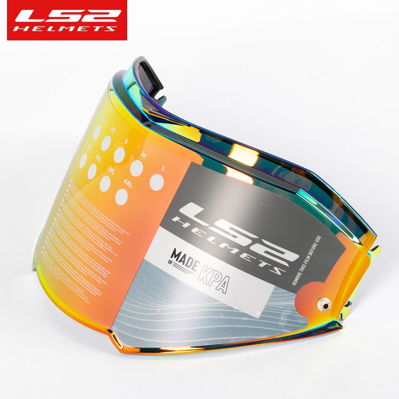 LS2 Valiant II Flip Up Motorcycle Helmet Chrome Red visor suitable for ...