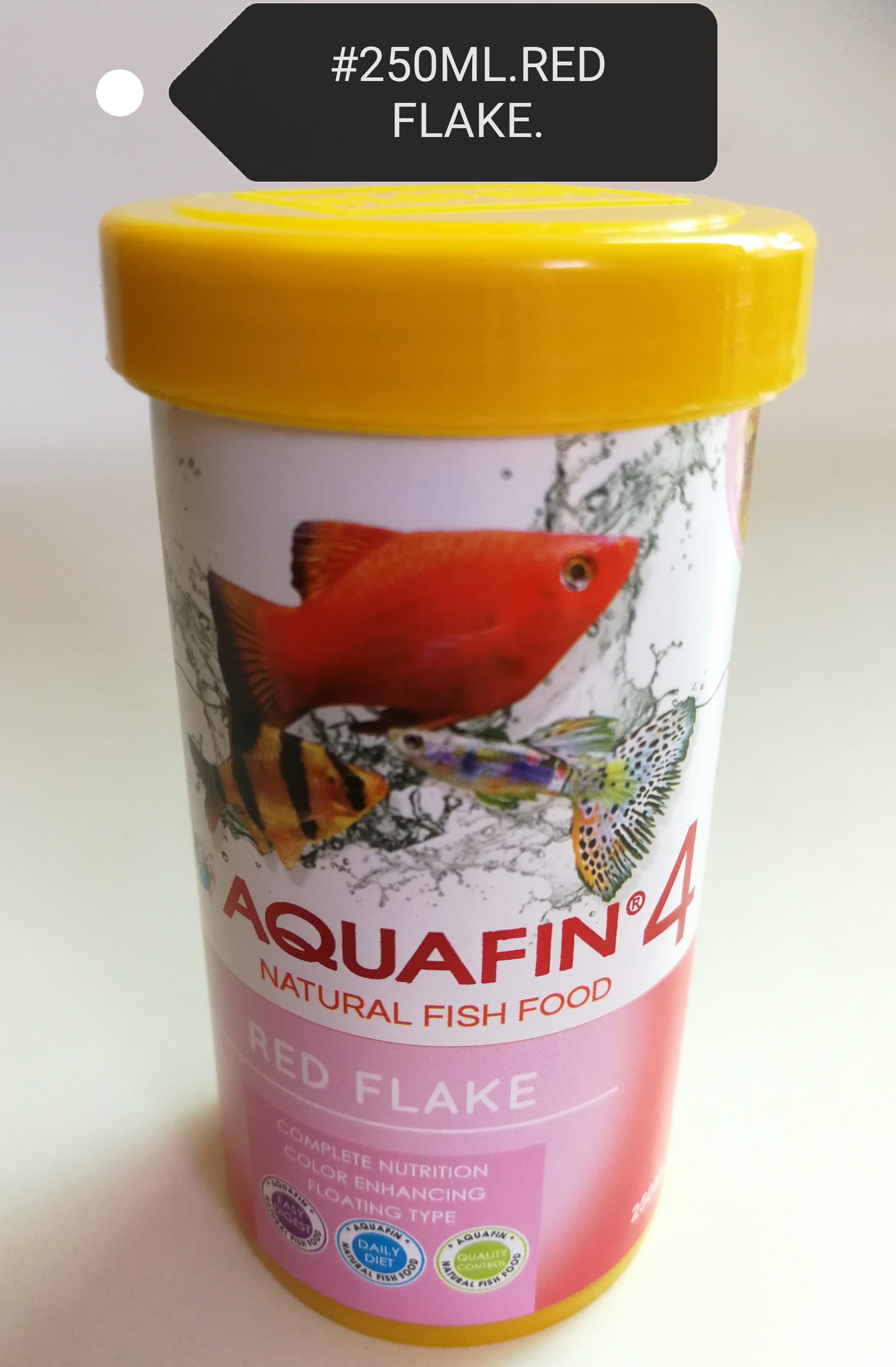 Aquafin Red Flake Natural Fish Food Feed Aquarium 250ml | Lazada