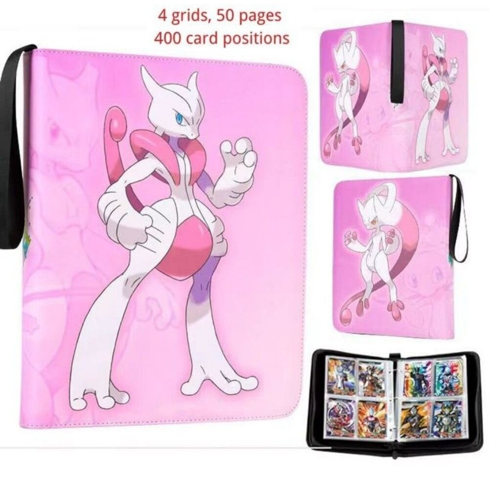 400 pieces Pikachu album notebook Pokemon playing card display card ...