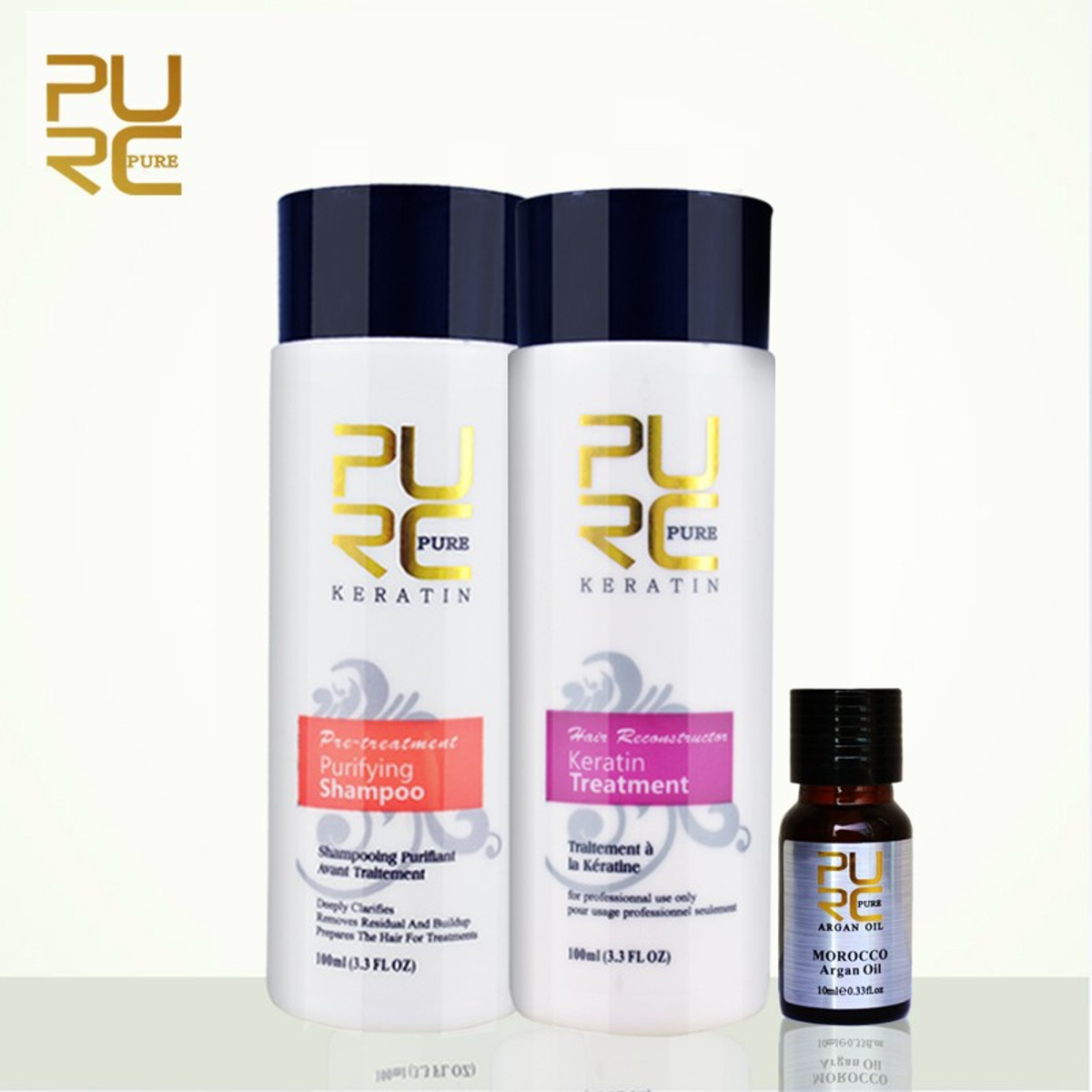 Pure Brazilian Keratin Premium Hair Straightening Health Treatment ...